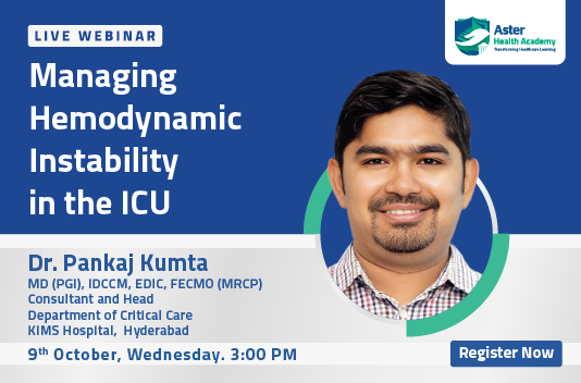Managing Hemodynamic Instability in the ICU - Aster Health Academy